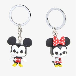 Funko | Accessories | Pocket Pop Disney Mickey Minnie Mouse Keychains ...